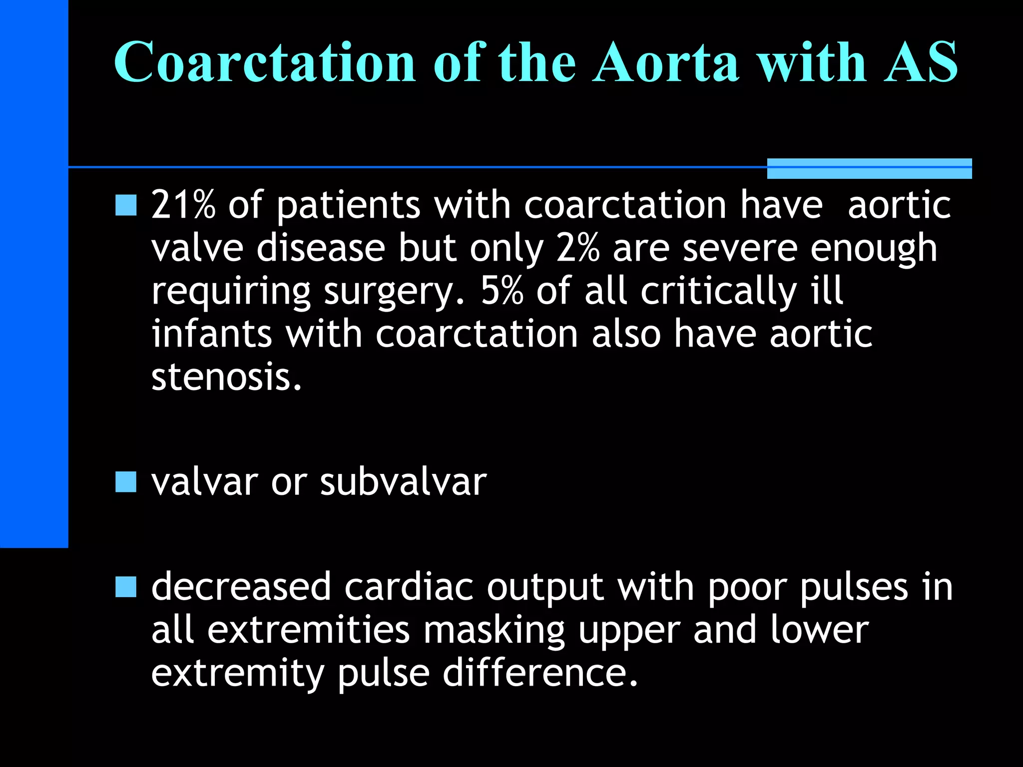 Coarctation of aorta | PPTX