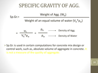 Coarse Aggregate | PPTX