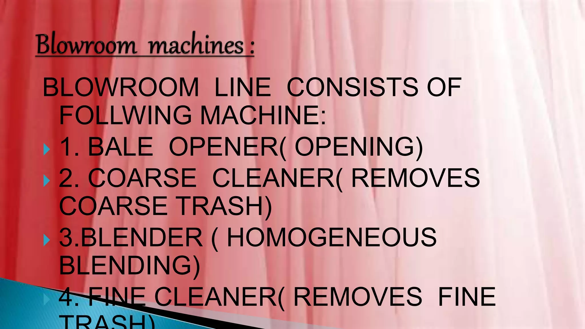 Coarse cleaner and fine cleaner presentation. | PPTX