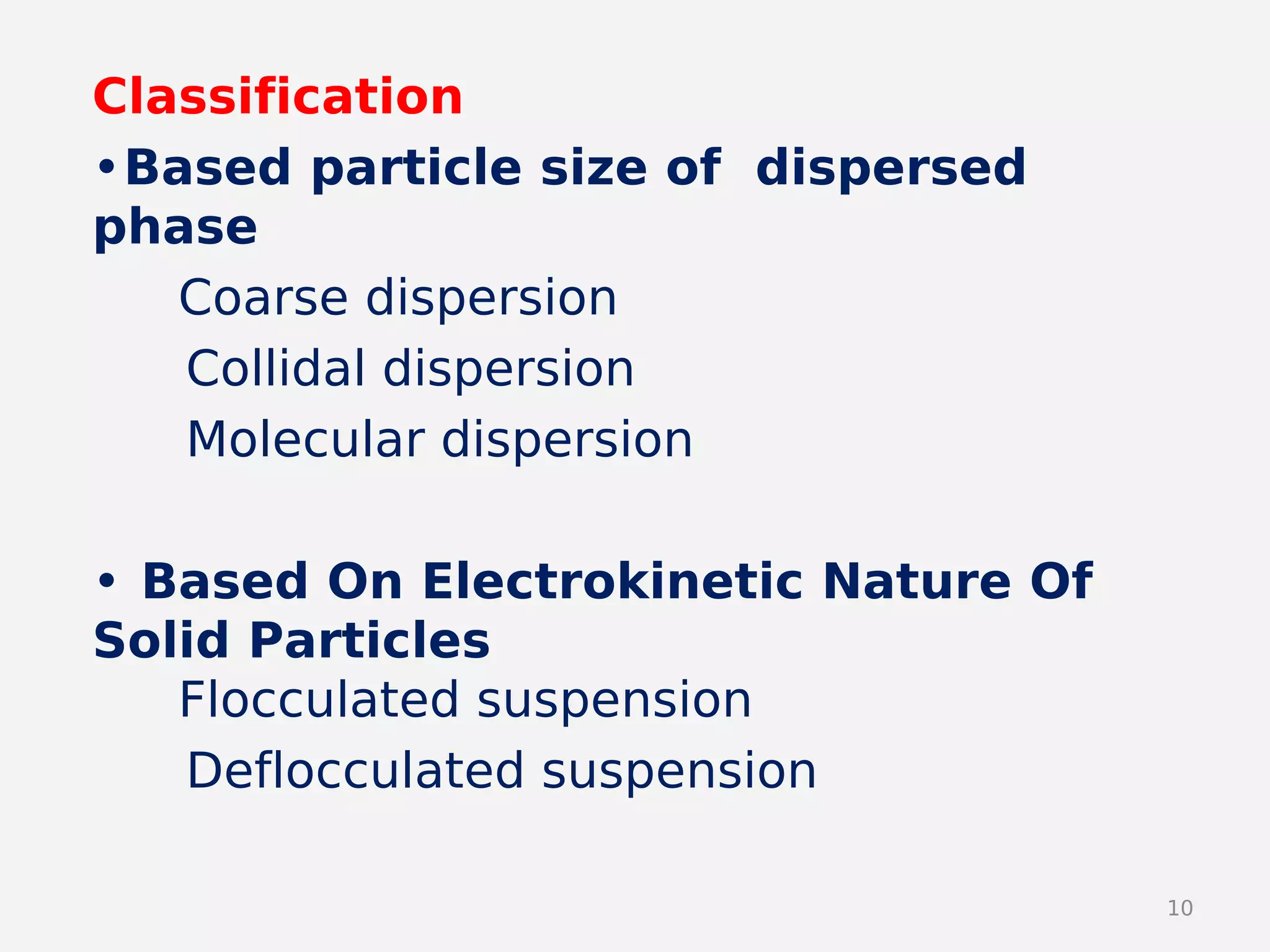 Coarse dispersion | PDF