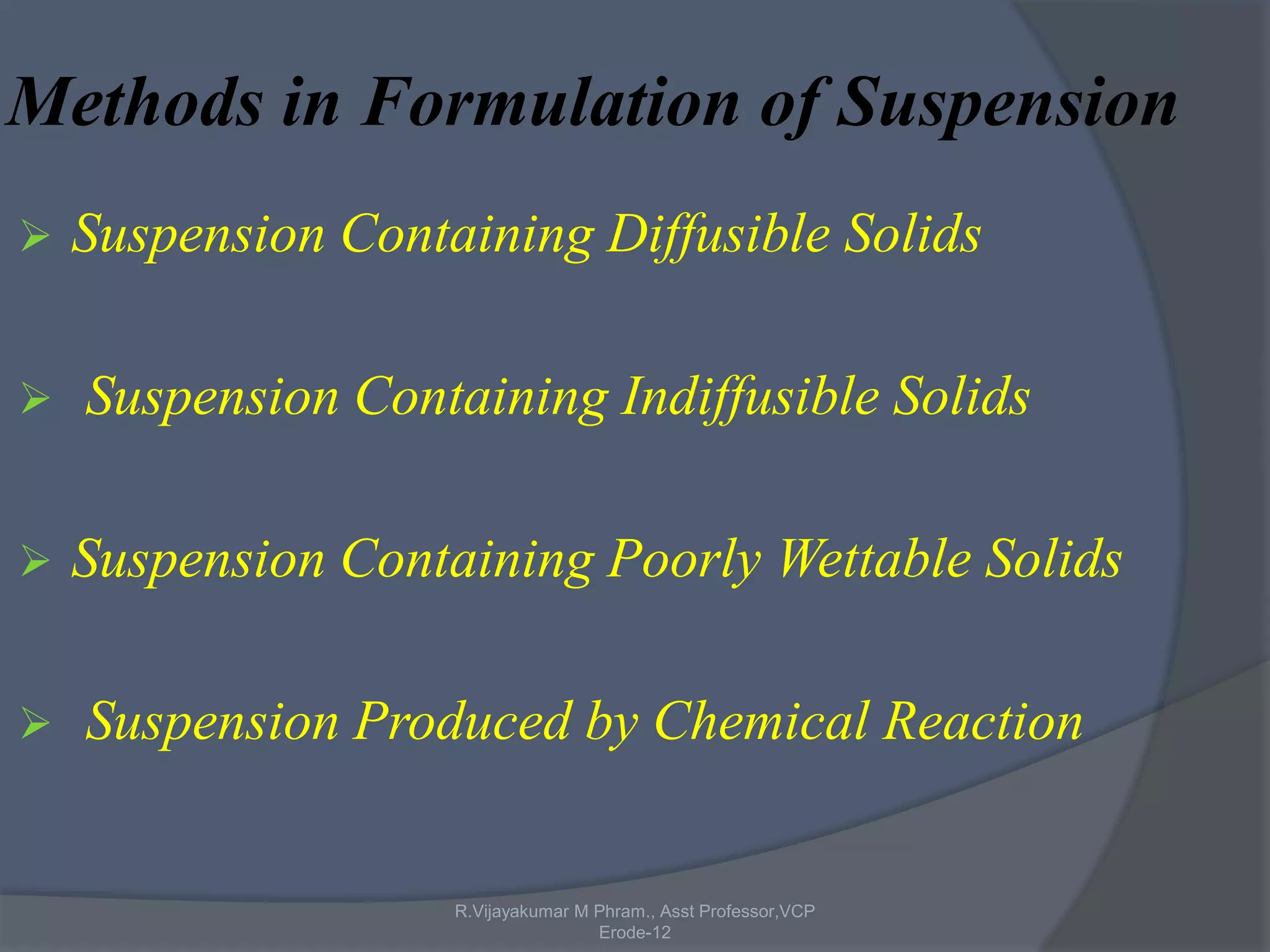 PHYSICAL PHARMACEUTICS II COARSE DISPERSION | PPTX