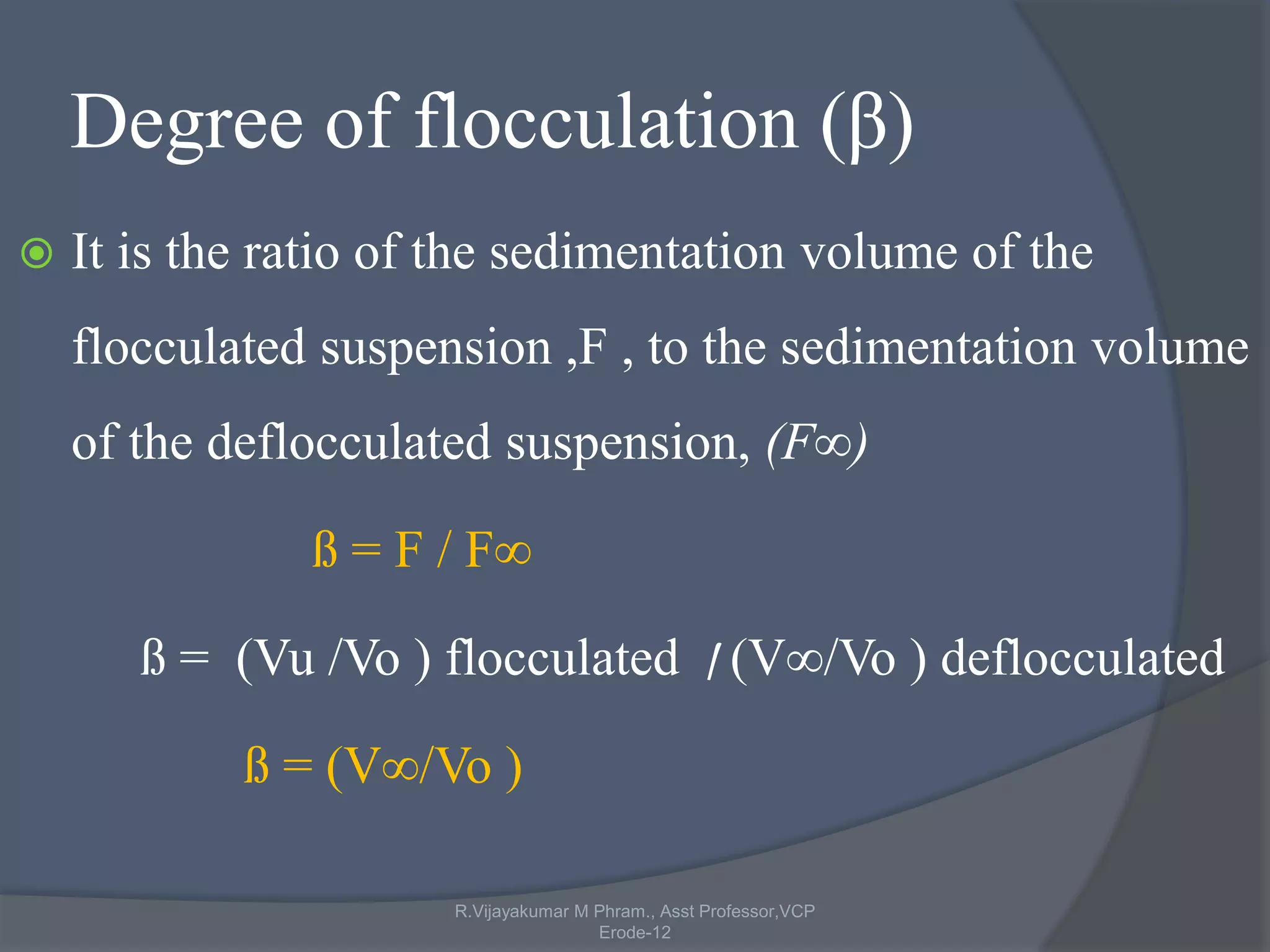 PHYSICAL PHARMACEUTICS II COARSE DISPERSION | PPTX