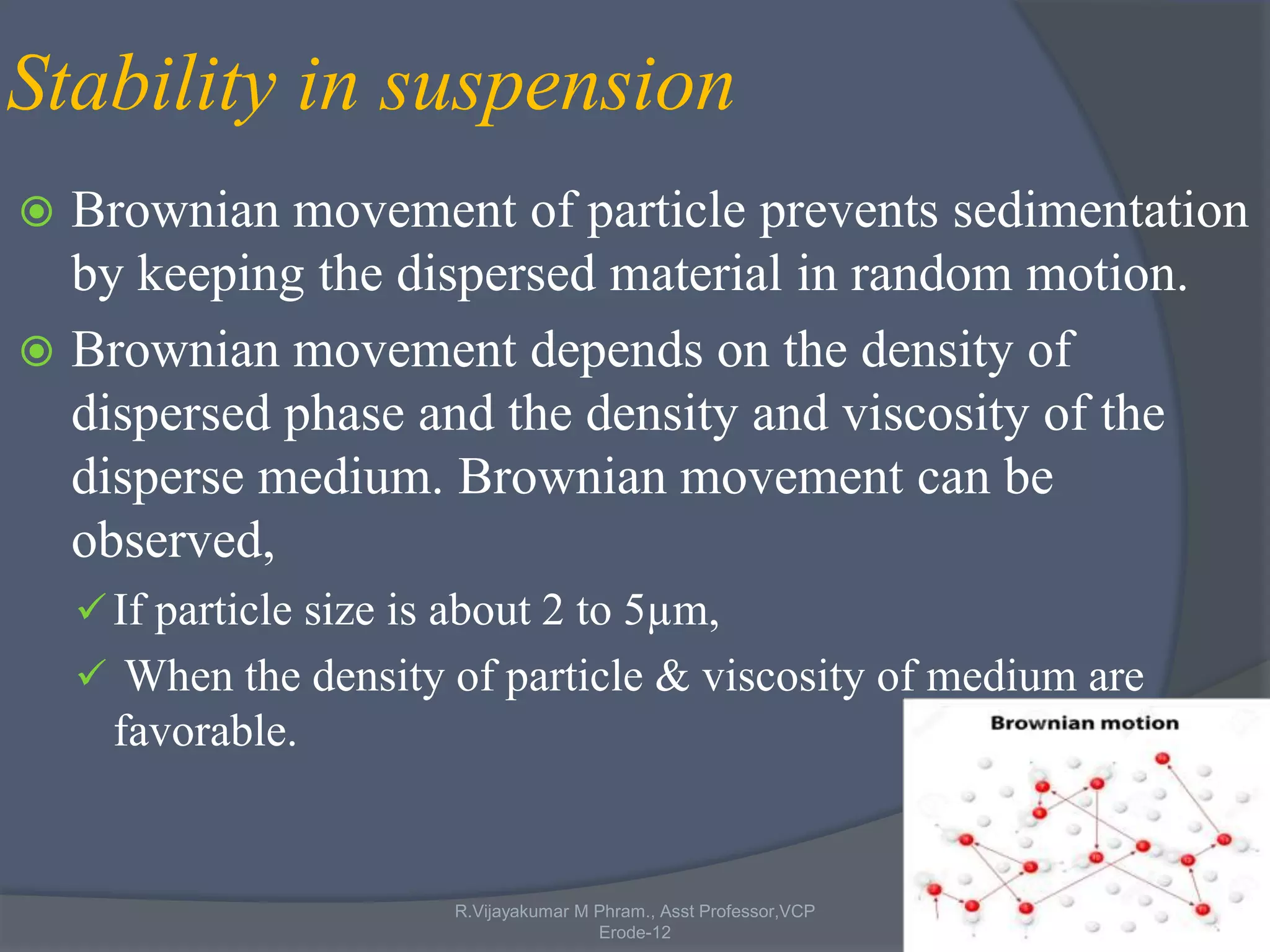 PHYSICAL PHARMACEUTICS II COARSE DISPERSION | PPTX