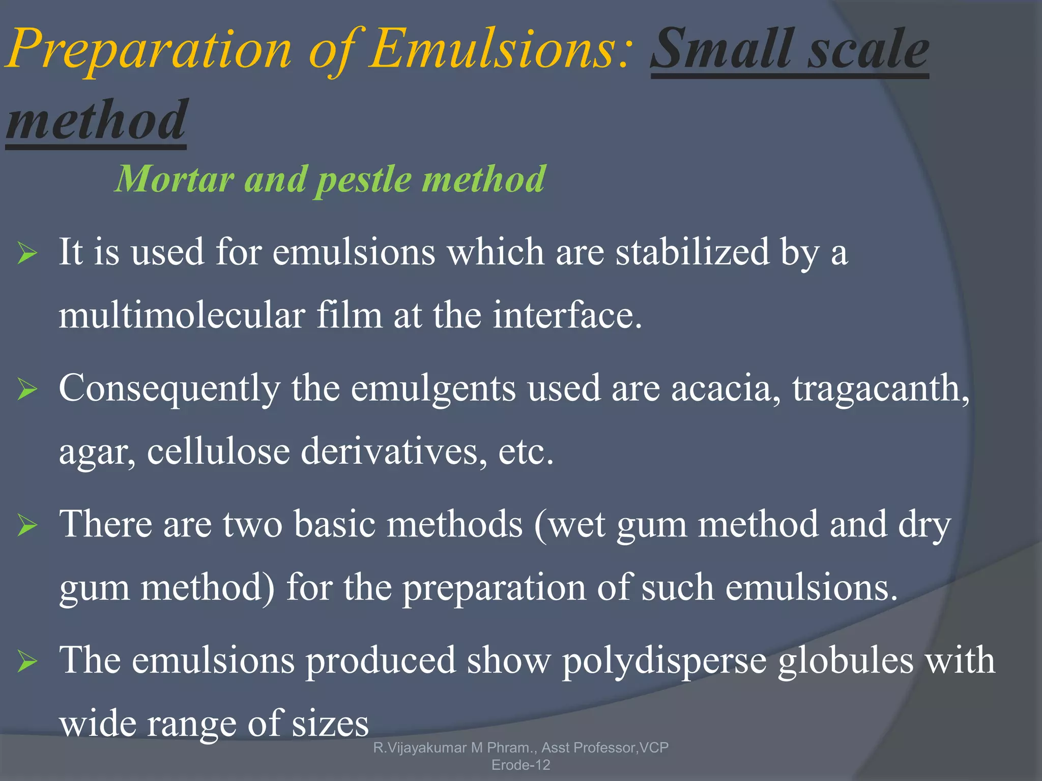 PHYSICAL PHARMACEUTICS II COARSE DISPERSION | PPTX
