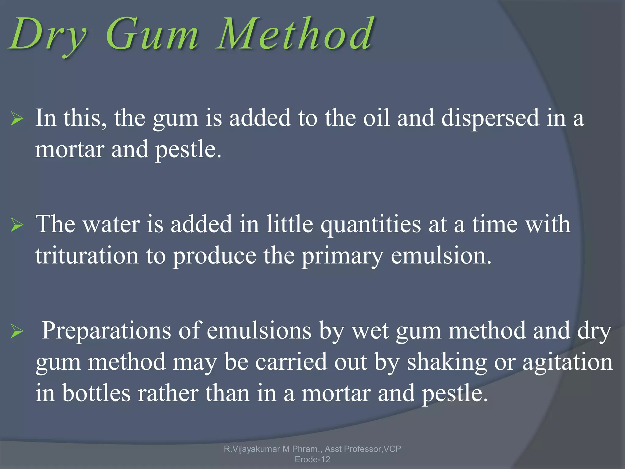 PHYSICAL PHARMACEUTICS II COARSE DISPERSION | PPTX