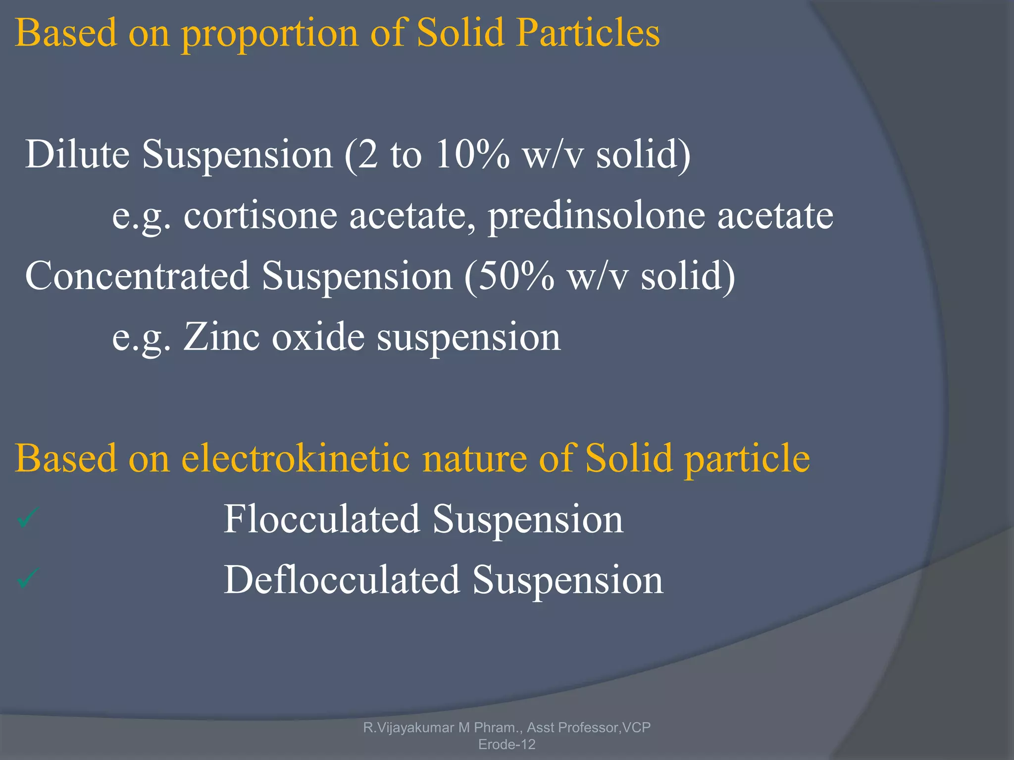 PHYSICAL PHARMACEUTICS II COARSE DISPERSION | PPTX
