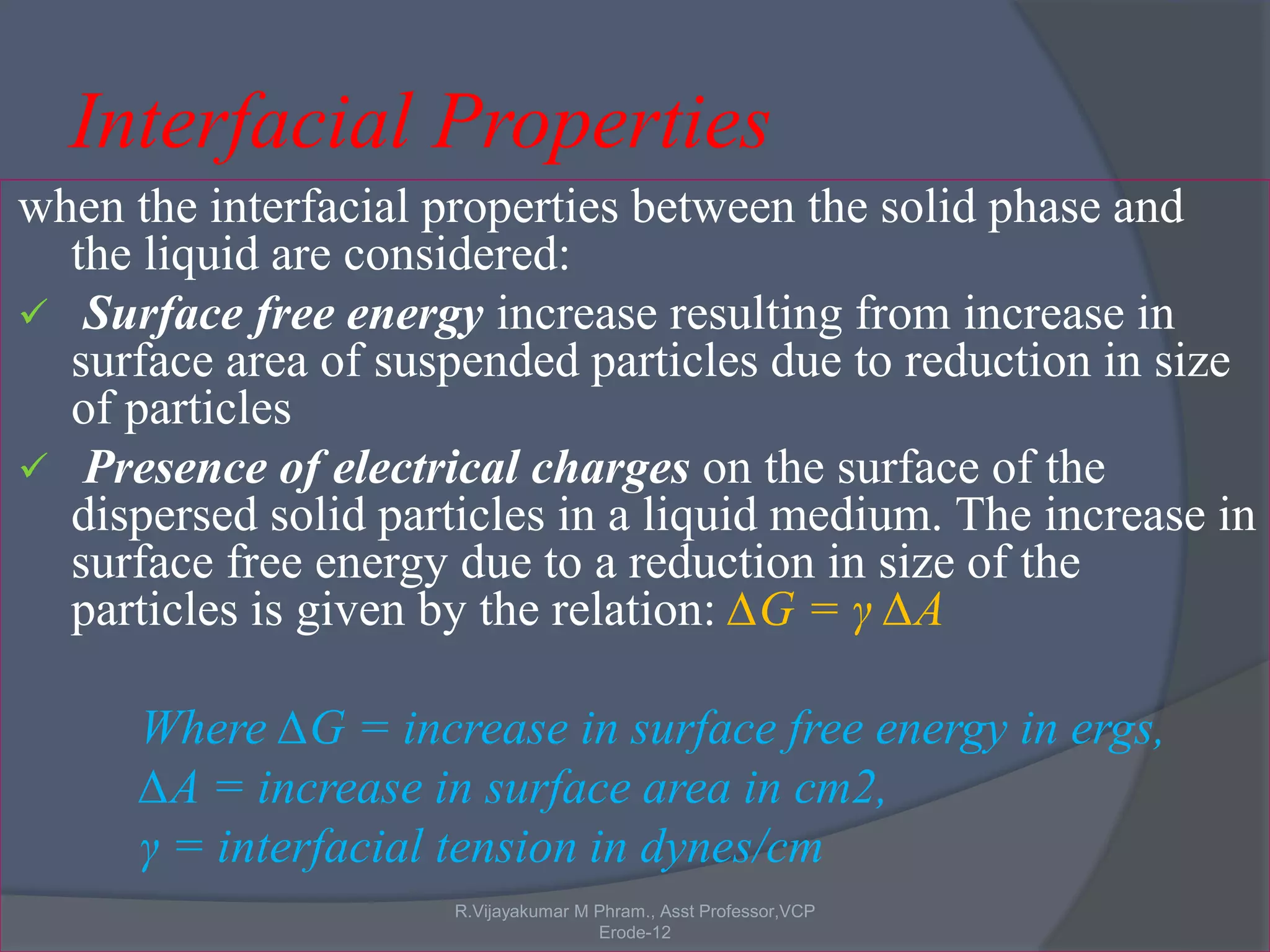 PHYSICAL PHARMACEUTICS II COARSE DISPERSION | PPTX