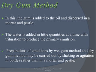 PHYSICAL PHARMACEUTICS II COARSE DISPERSION | PPTX