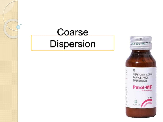 Coarse dispersion | PPTX | Physics | Science