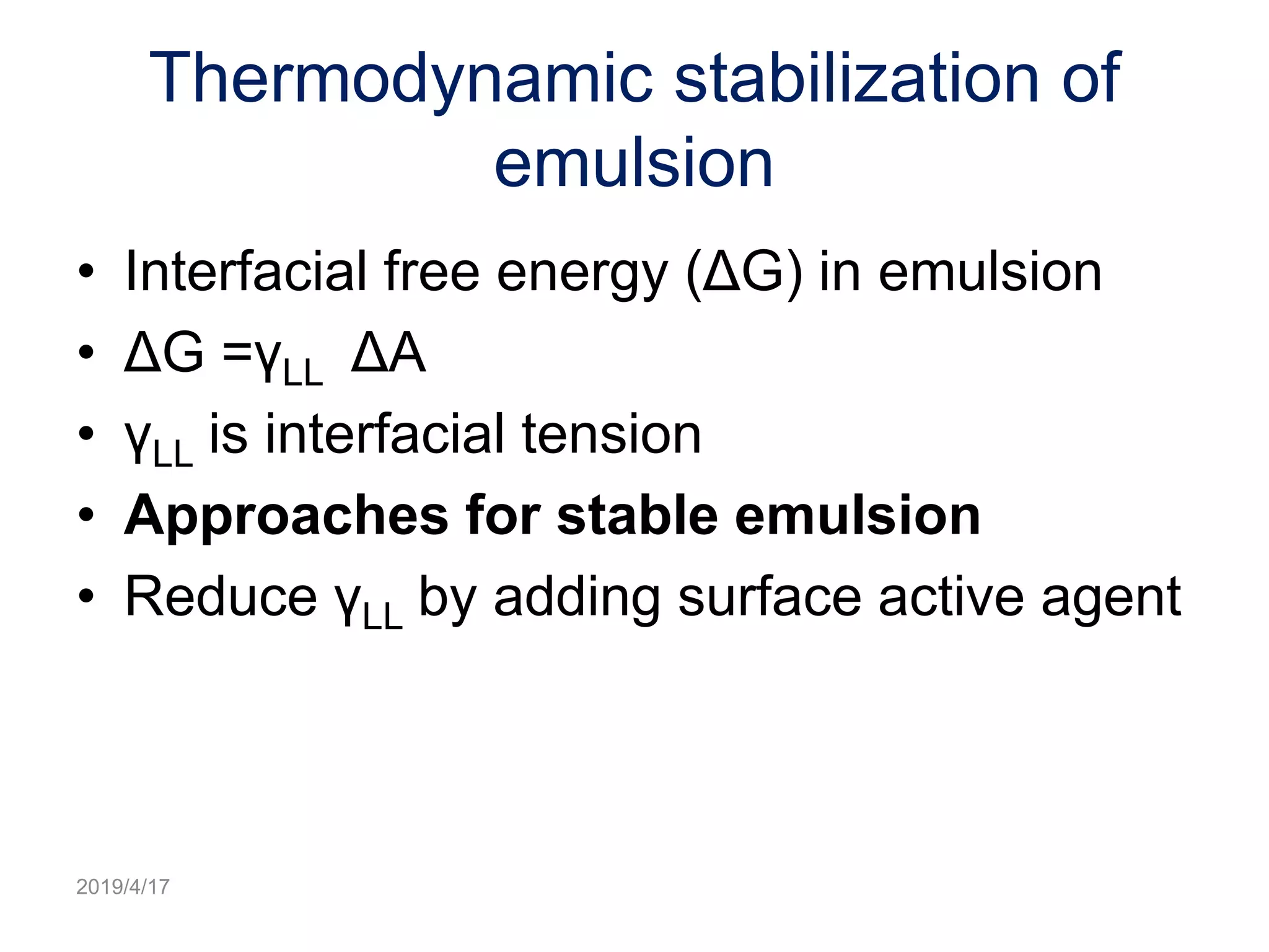 Pharmaceutical Emulsion | PDF