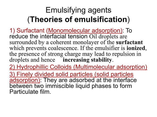 Pharmaceutical Emulsion | PDF