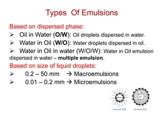 Pharmaceutical Emulsion | PDF