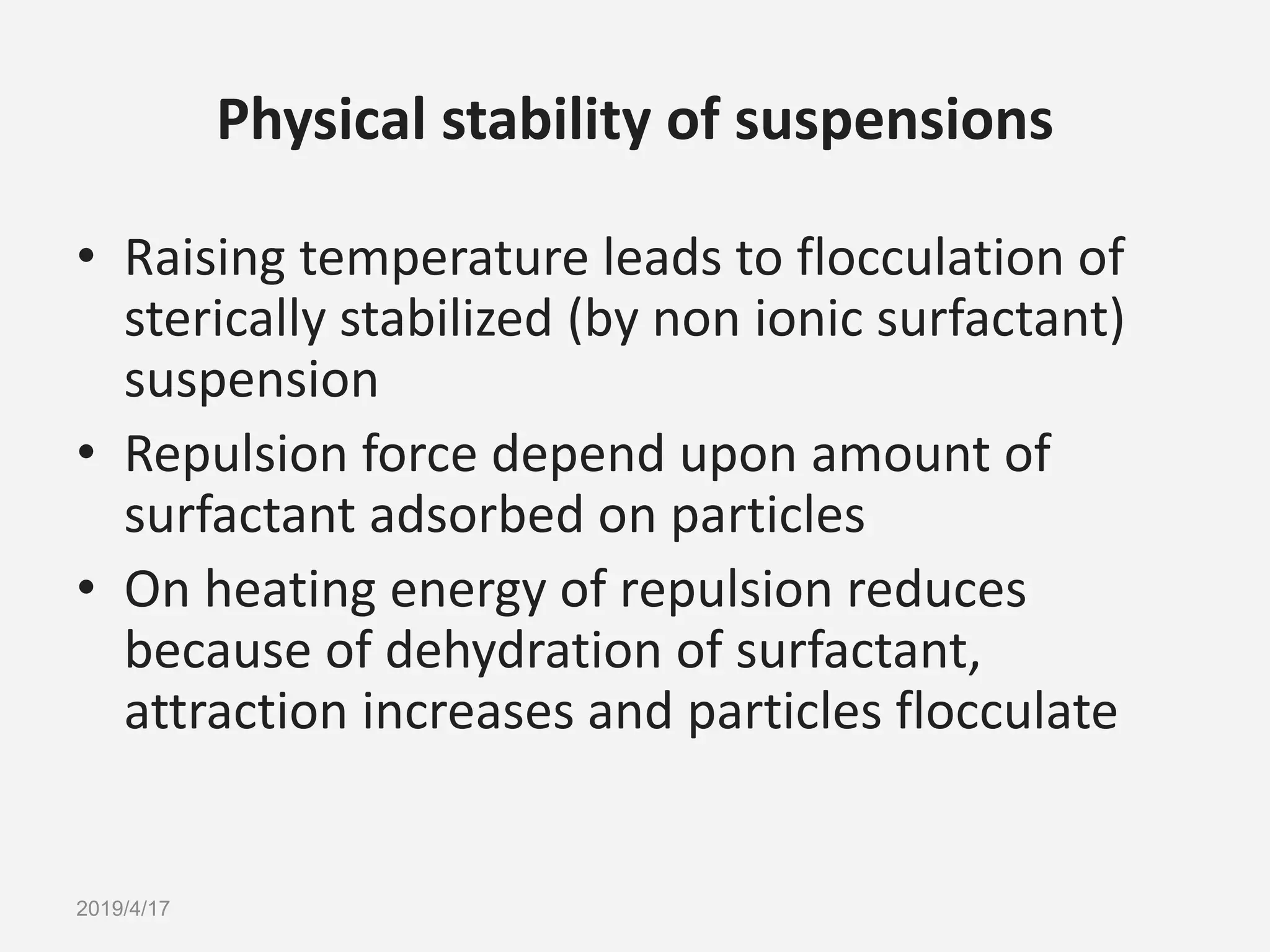 Coarse dispersion suspension | PDF
