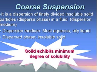 Coarse Disprsion | PPTX