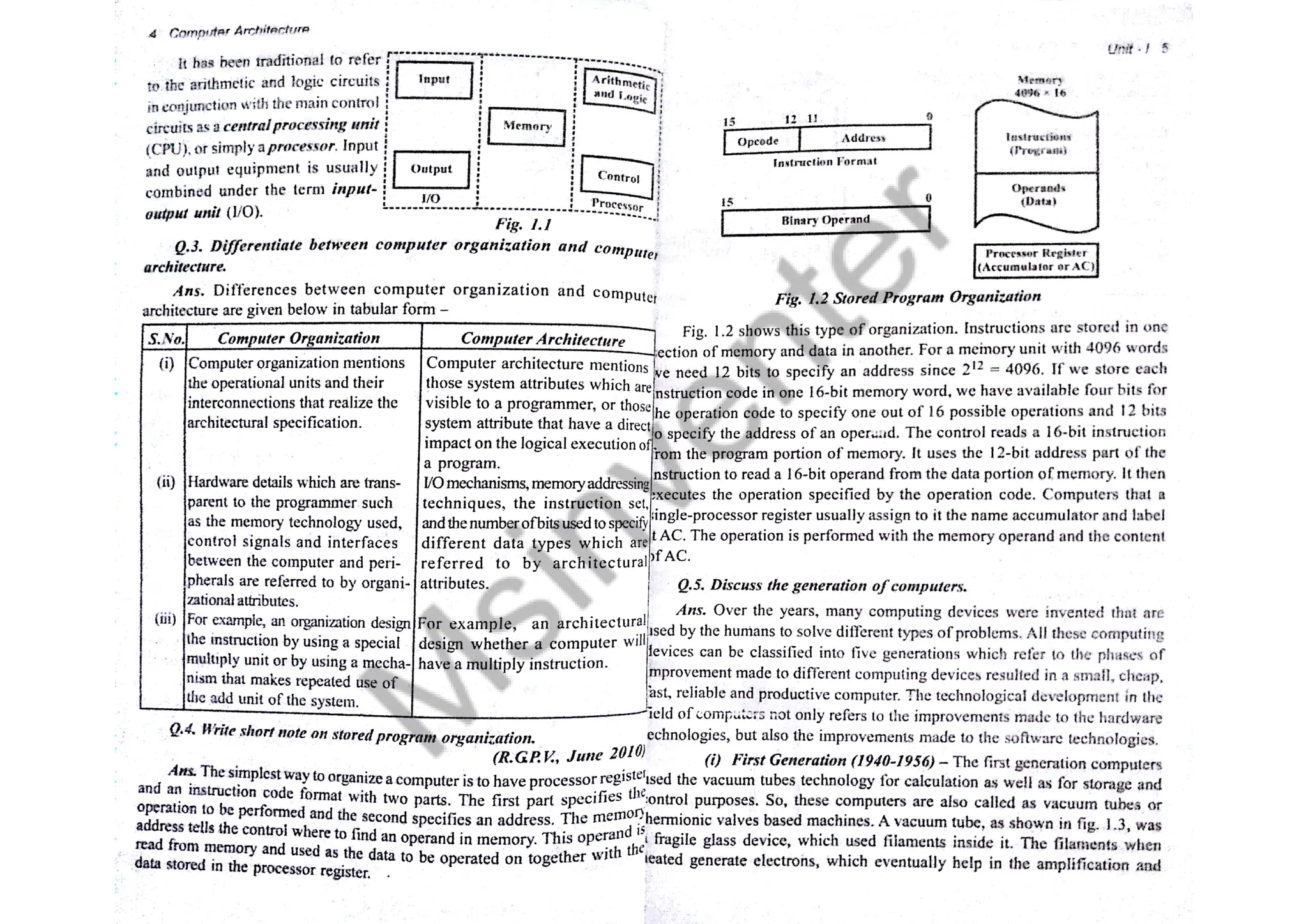 Computer Organisation and Architecture notes by Shivani.pdf