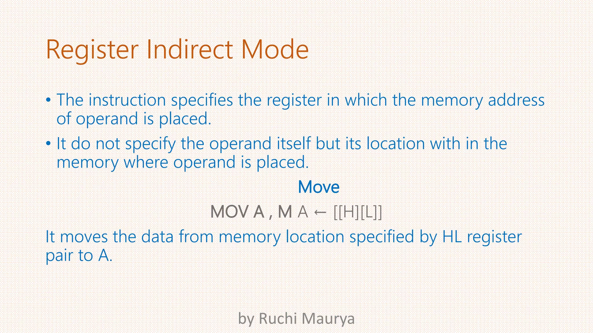 Types of Addressing modes- COA | PPTX