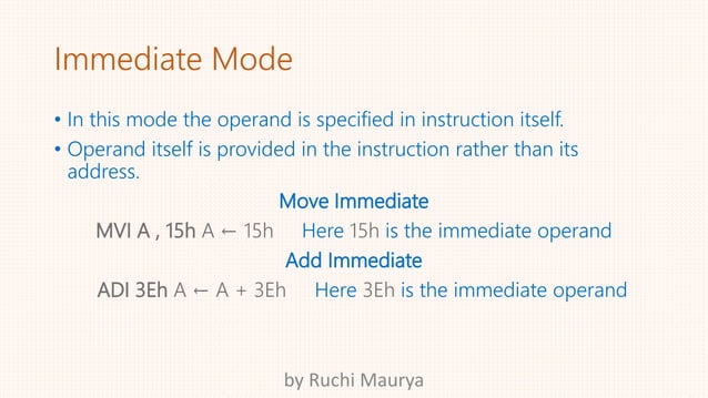 Types of Addressing modes- COA | PPTX | Programming Languages | Computing