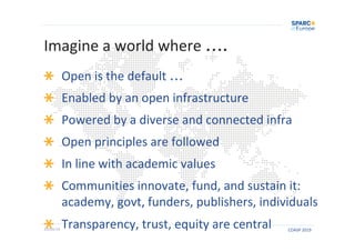 Funding Open infrastructure today and tomorrow | PPT