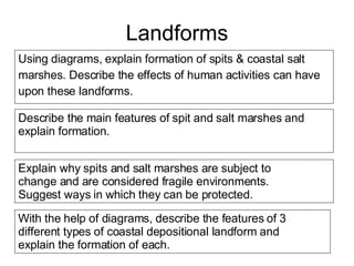 Coastal Processes And Landforms | PPT