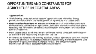 Coastal agriculture infisheries | PPTX