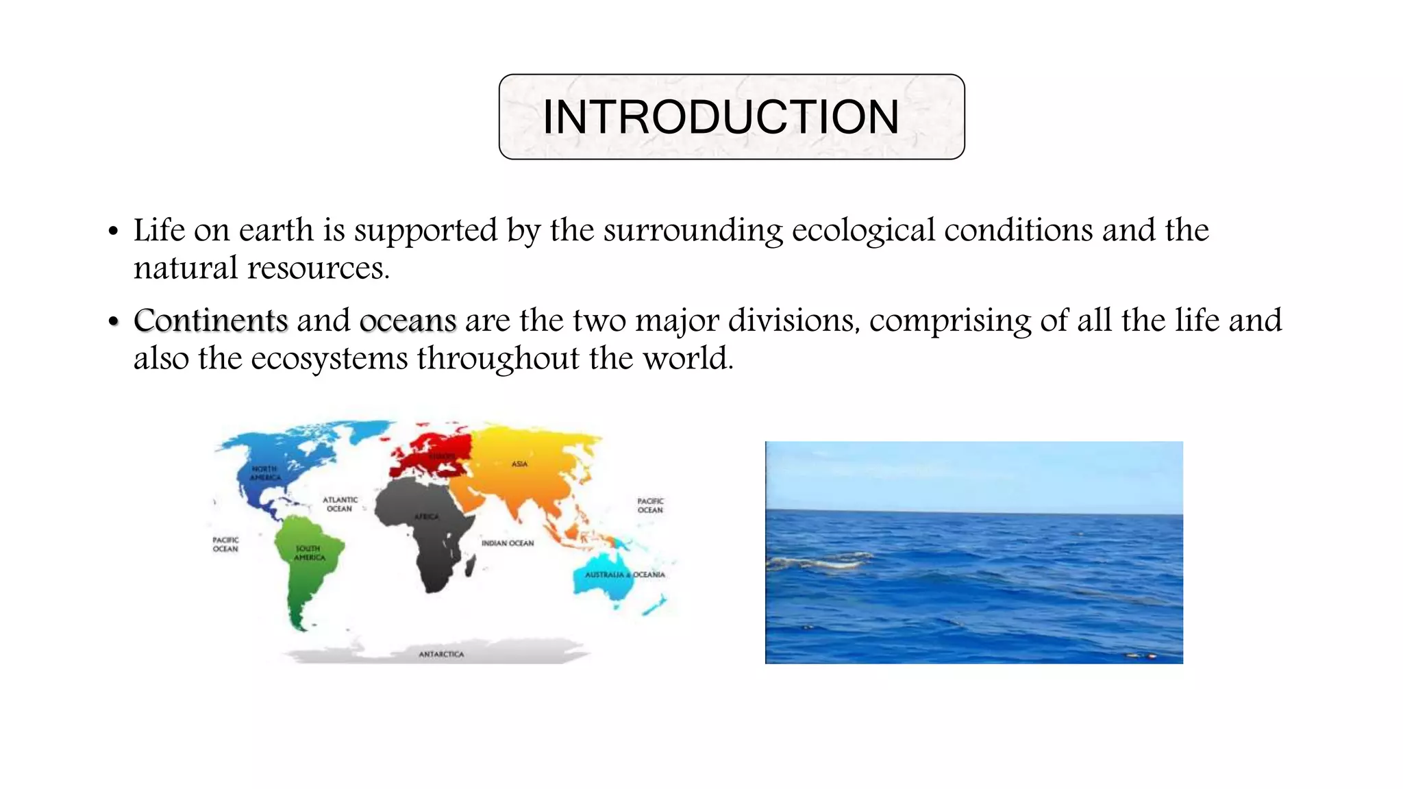 Coastal and marine ecosystem | PPTX