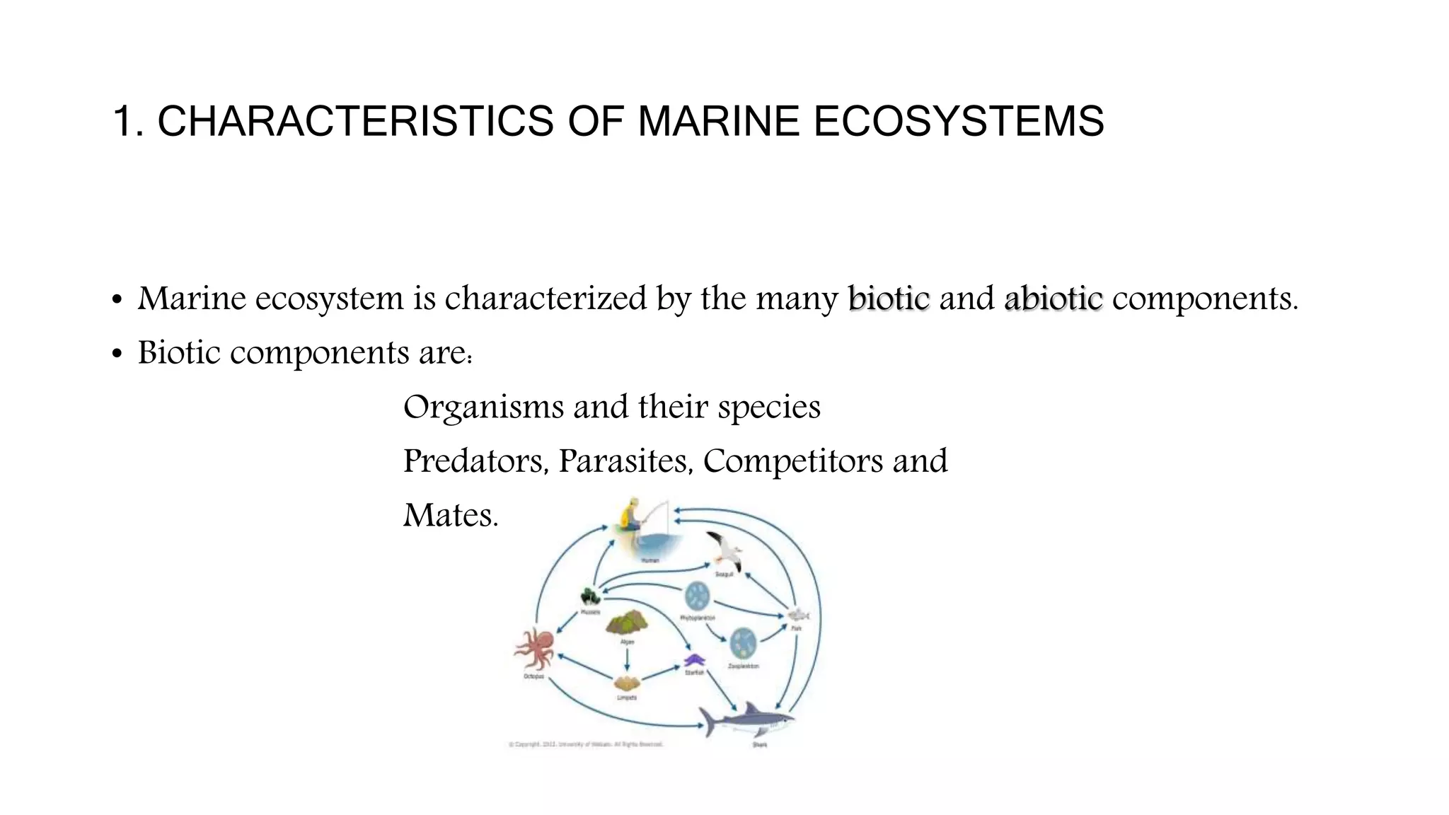 Coastal and marine ecosystem | PPTX