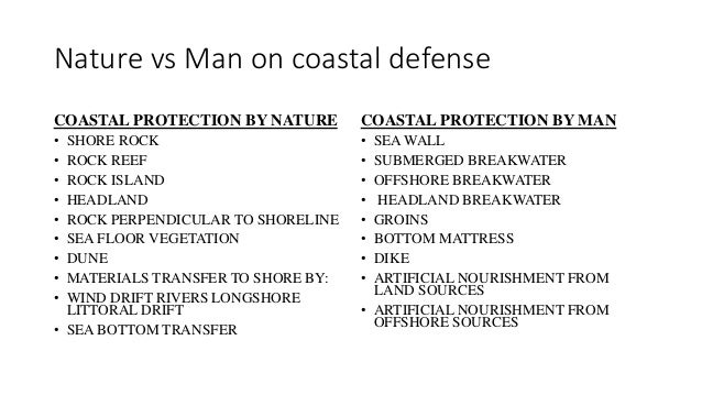 Coastal defense structures
