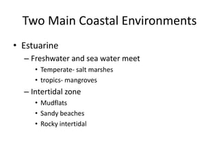 Coastal Ecosystems | PPTX