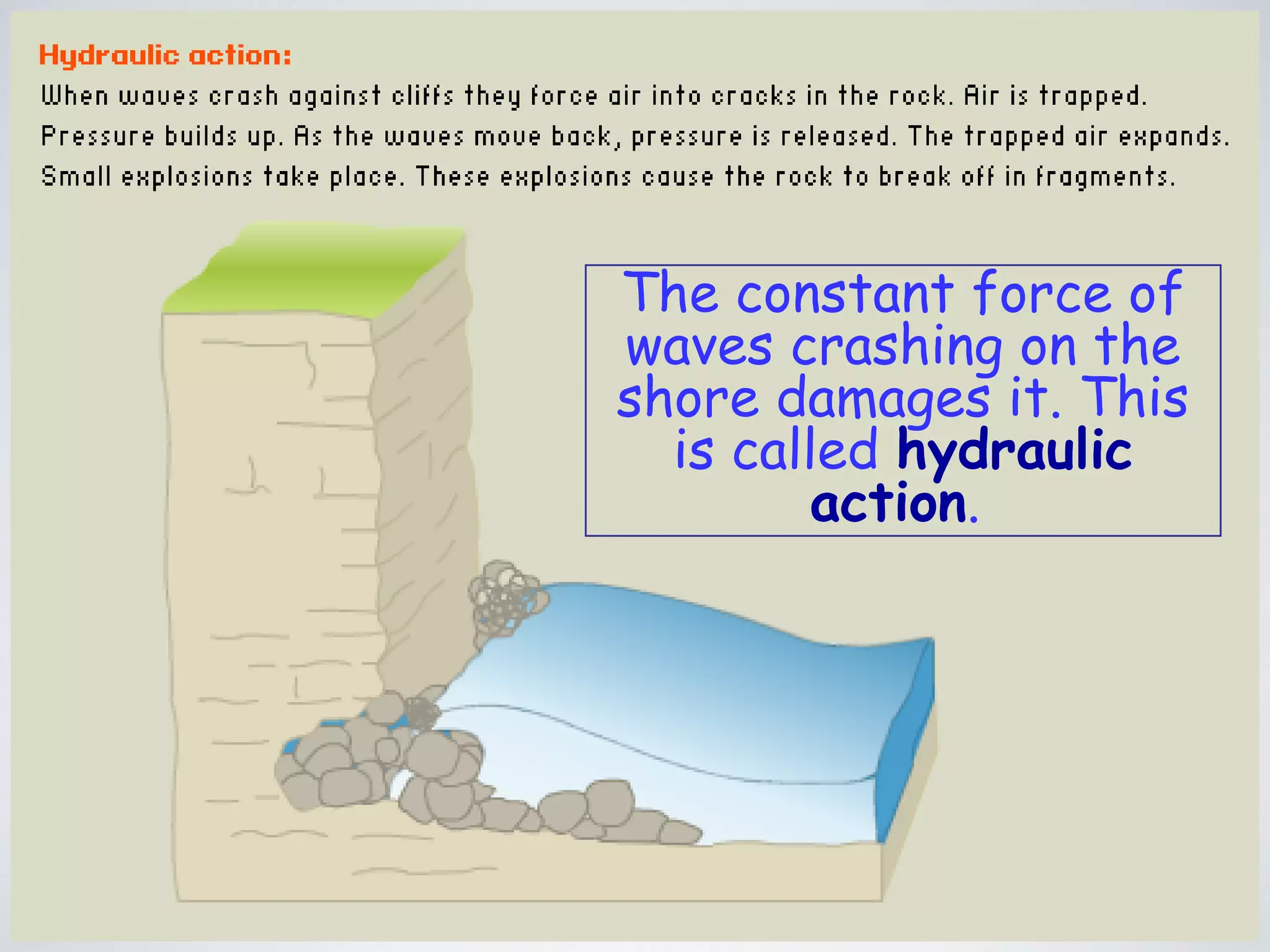 Coastal erosional processes and landforms lesson 4 | PPT