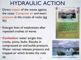 Coastal erosional processes and landforms lesson 4 | PPT