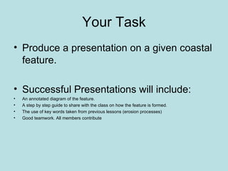 Coastal Ersional Landforms | PPT