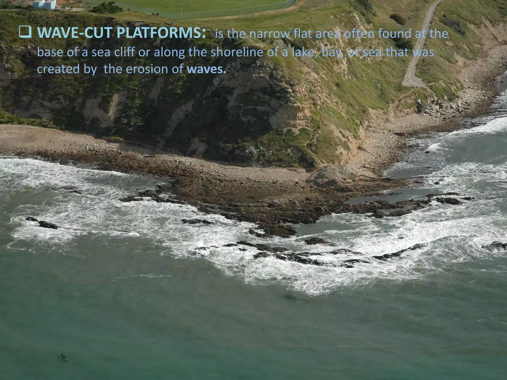 Coastal Geomorphology Landforms Of Wave Erosion & Deposition | PPTX