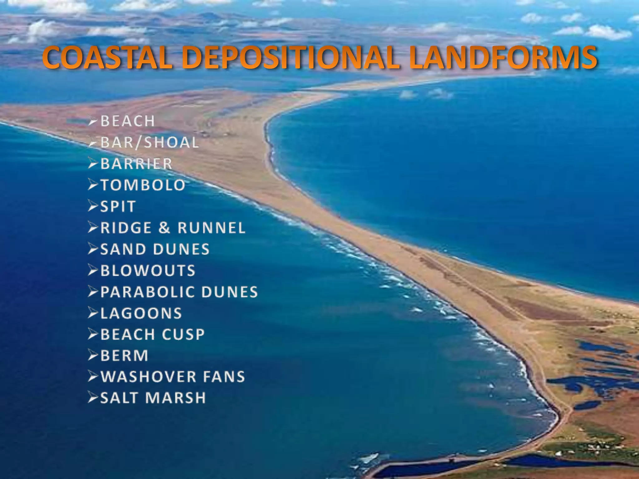 Coastal Geomorphology Landforms Of Wave Erosion & Deposition | PPTX
