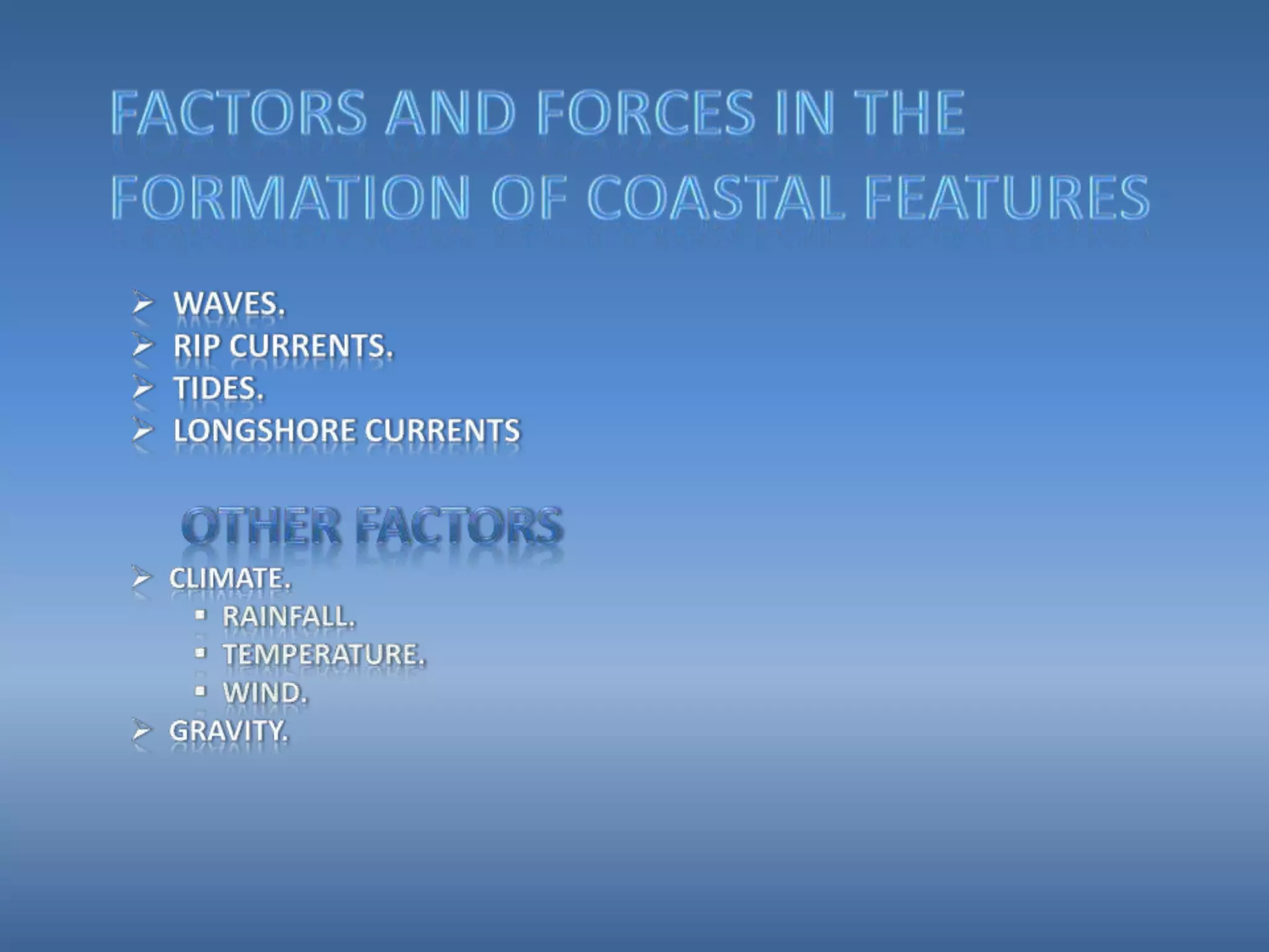 Coastal Geomorphology Landforms Of Wave Erosion & Deposition | PPTX Coastal Geomorphology Landforms Of Wave Erosion & Deposition | PPTX