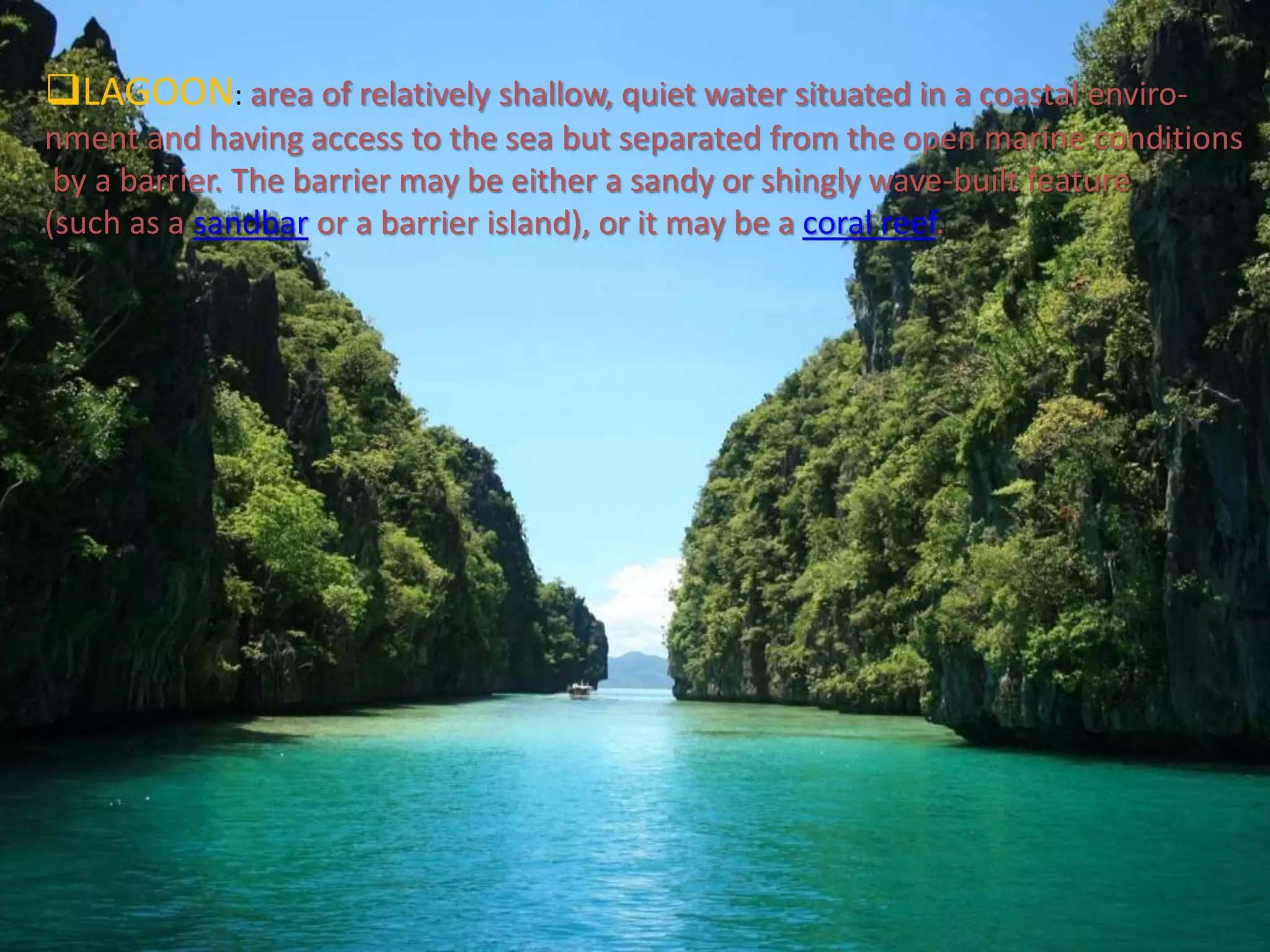 Coastal Geomorphology Landforms Of Wave Erosion & Deposition | PPTX