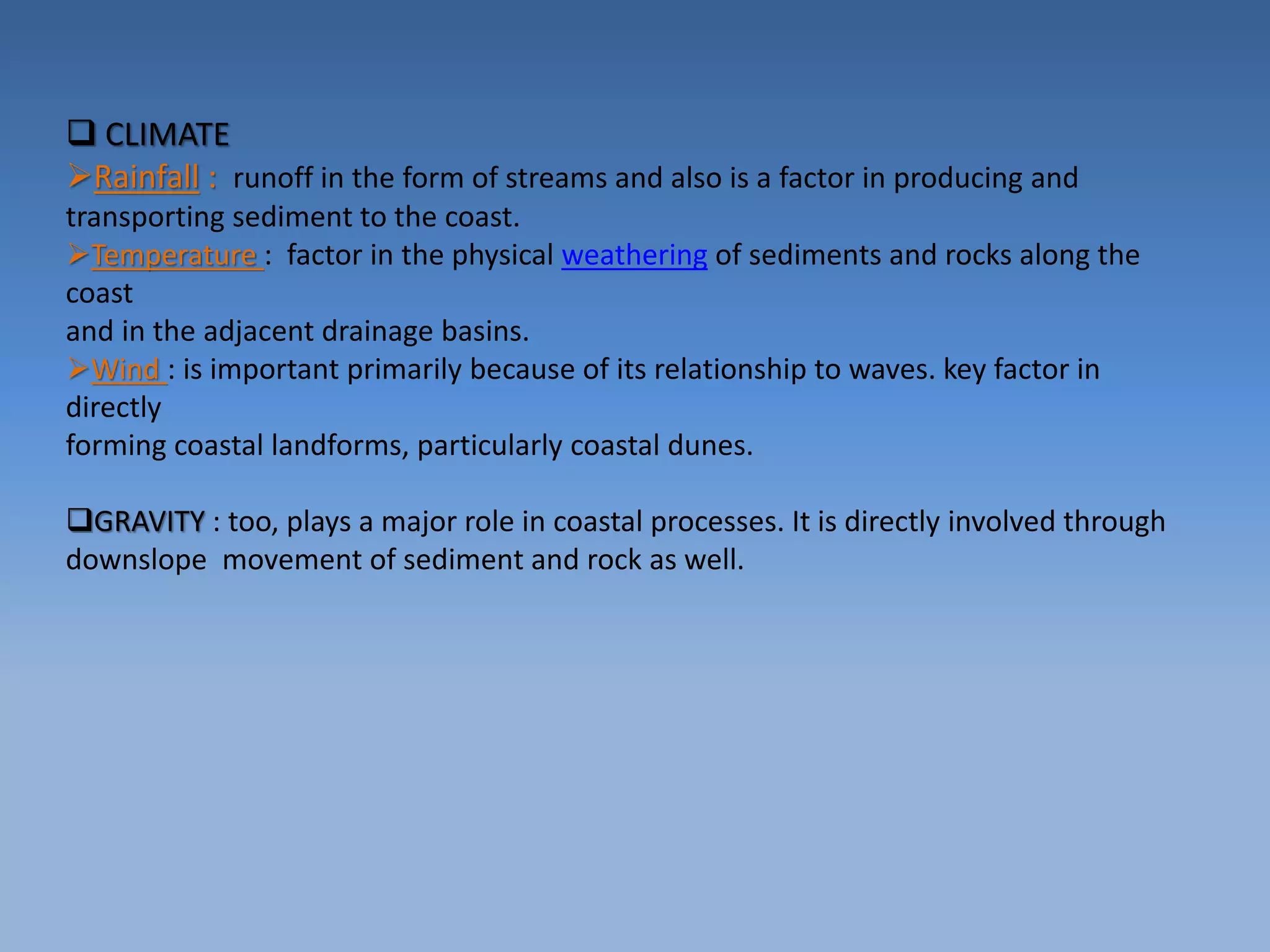 Coastal Geomorphology Landforms Of Wave Erosion & Deposition | PPTX