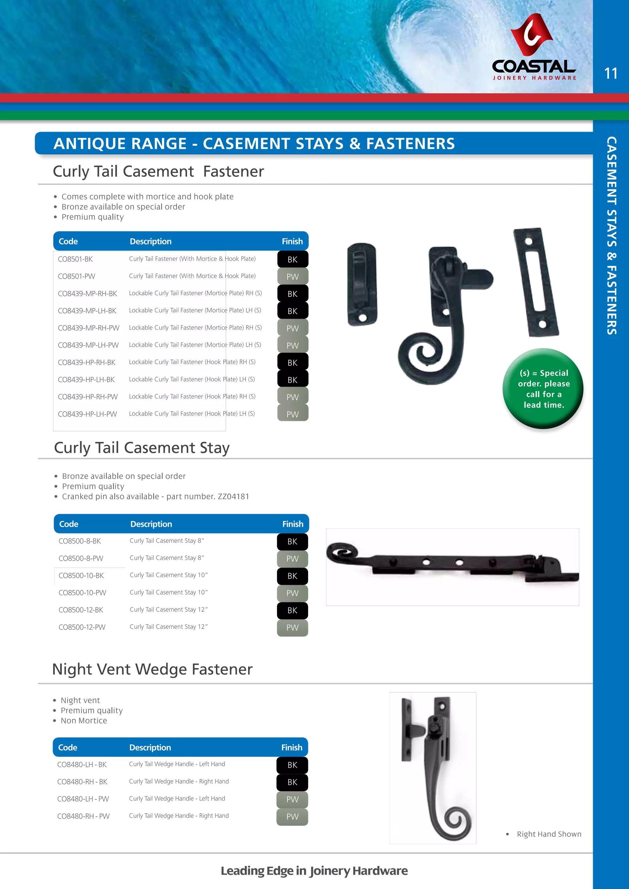 Coastal joinery hardware specialist ironmongery - catalogue version v ...