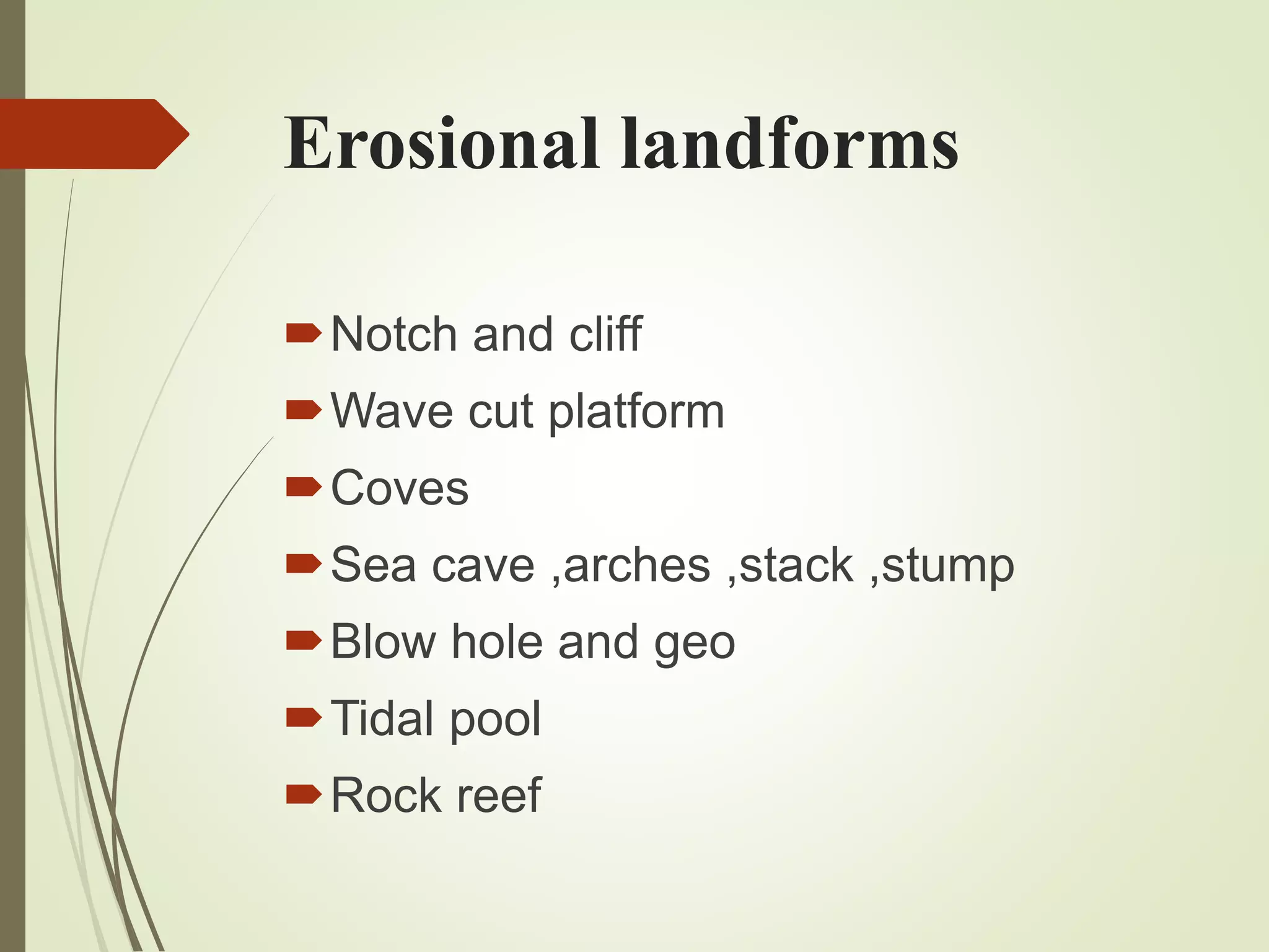 Coastal land form | PPTX