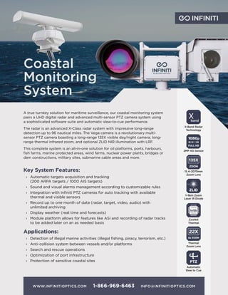 Thermal Camera Radar VTMS Coastal Surveillance Solution cooled thermal ...