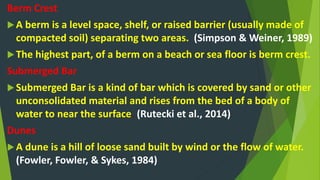 Coastal morphology, origin and transverse settlements of sea beach | PPT