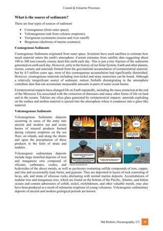 Coastal Oceanography Notes | PDF