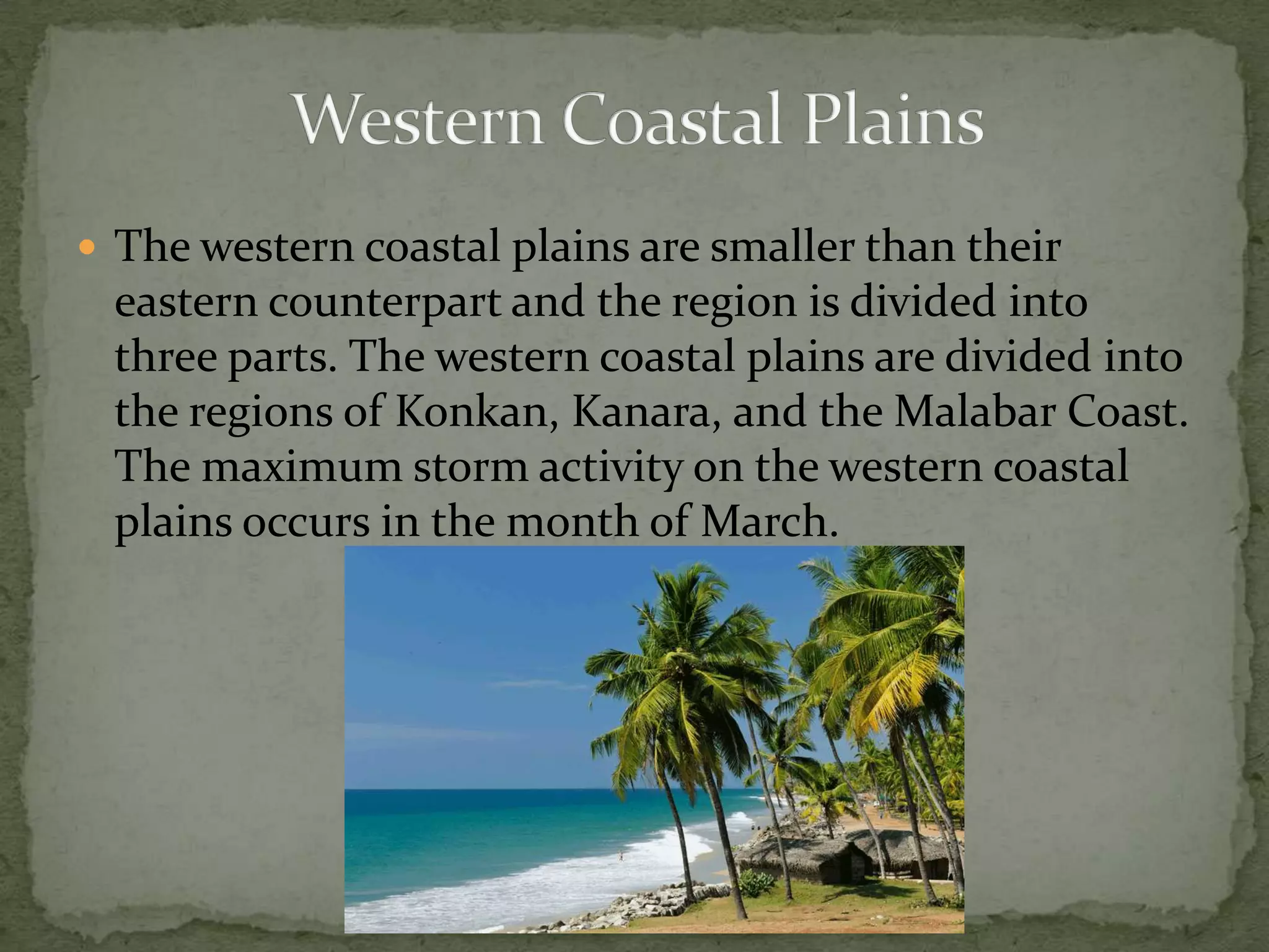 Coastal plains | PPTX