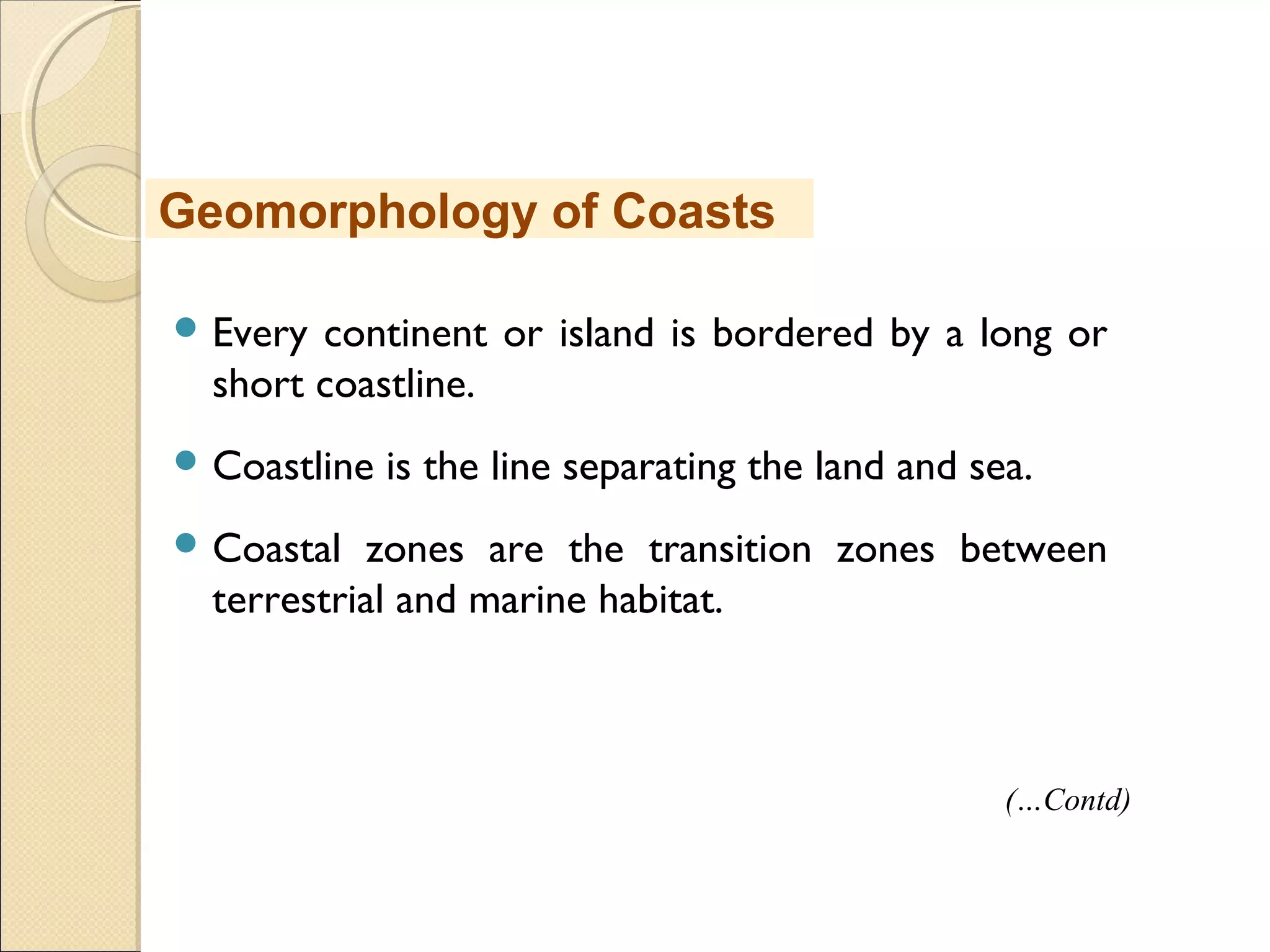 Coastal processes and landforms | PPT