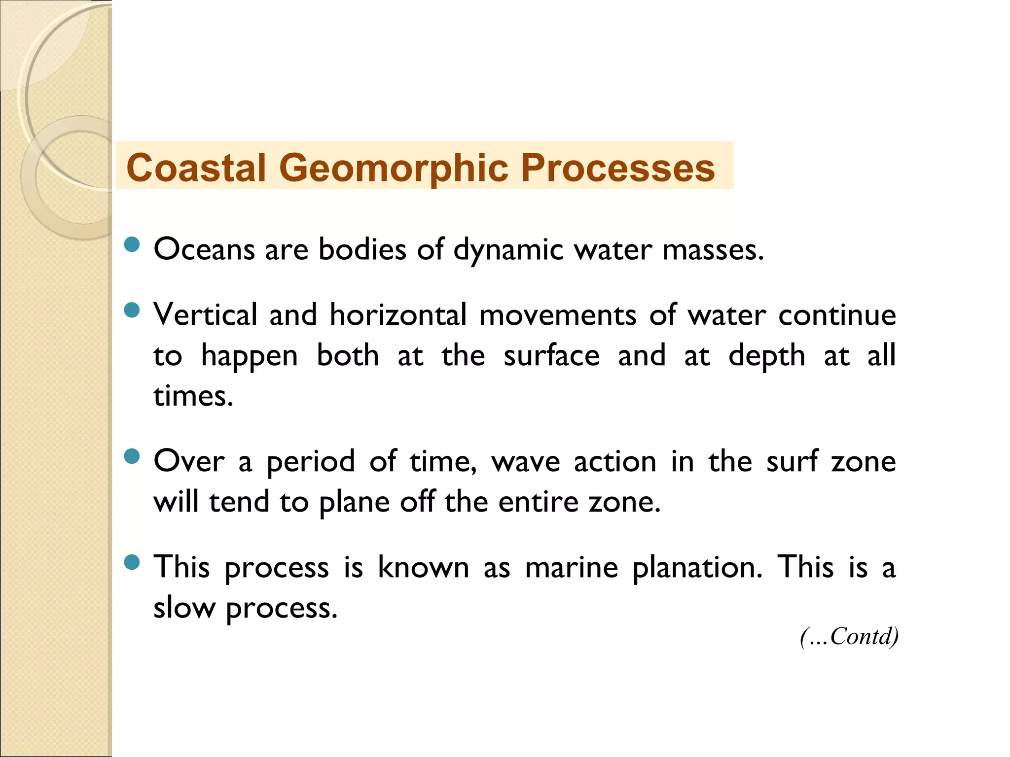 Coastal processes and landforms | PPT