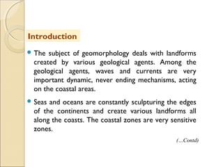 Coastal processes and landforms | PPT