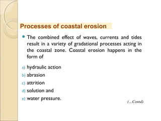 Coastal processes and landforms | PPT