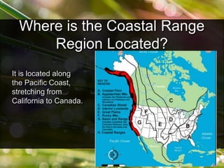 Pacific Coast Ranges Map