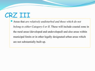 Coastal regulation zone | PPTX