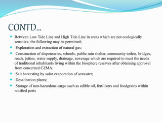 Coastal regulation zone | PPTX