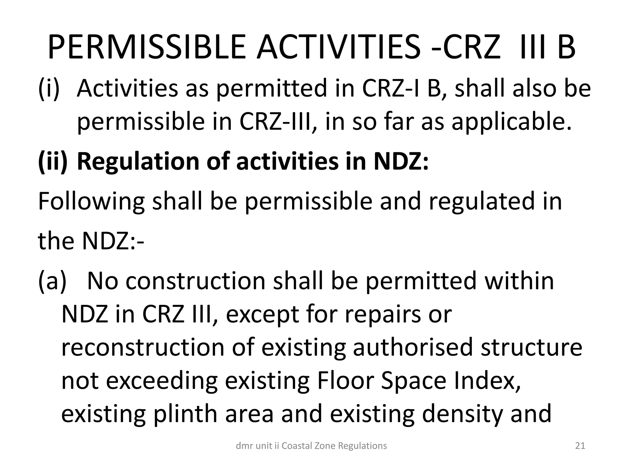 COASTAL REGULATION ZONE, 2019.pptx